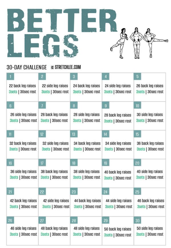 Better Legs Challenge - stretchlee