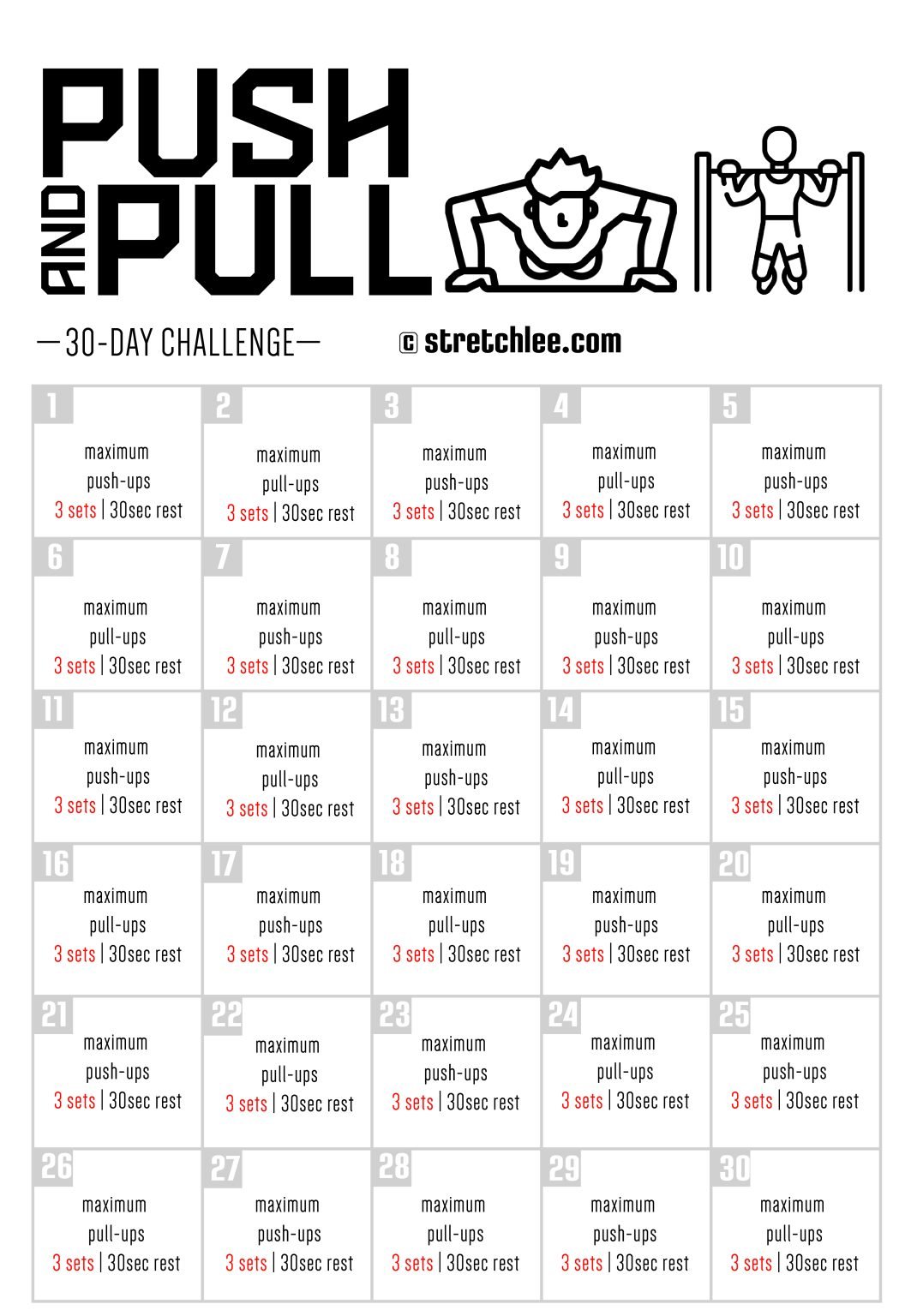 Push & Pull Challenge - stretchlee