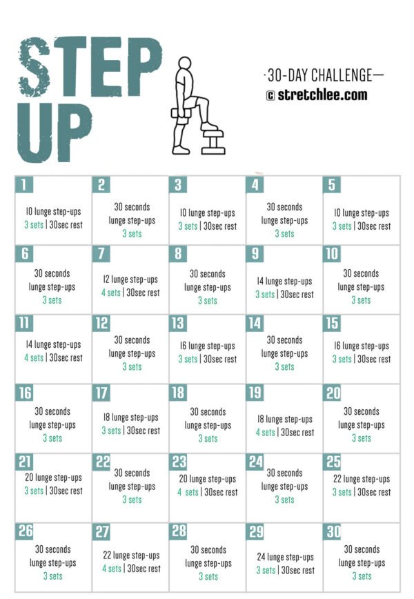 Step Up Challenge - stretchlee